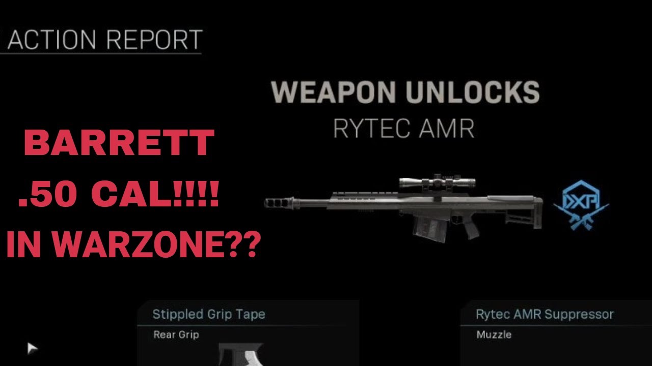 BARRETT .50 CAL IN WARZONE??? IT'S BROKEN!! - YouTube
