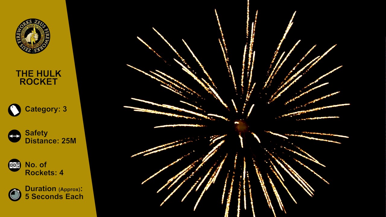 The Hulk | Rockets | Zeus Fireworks 194K - YouTube