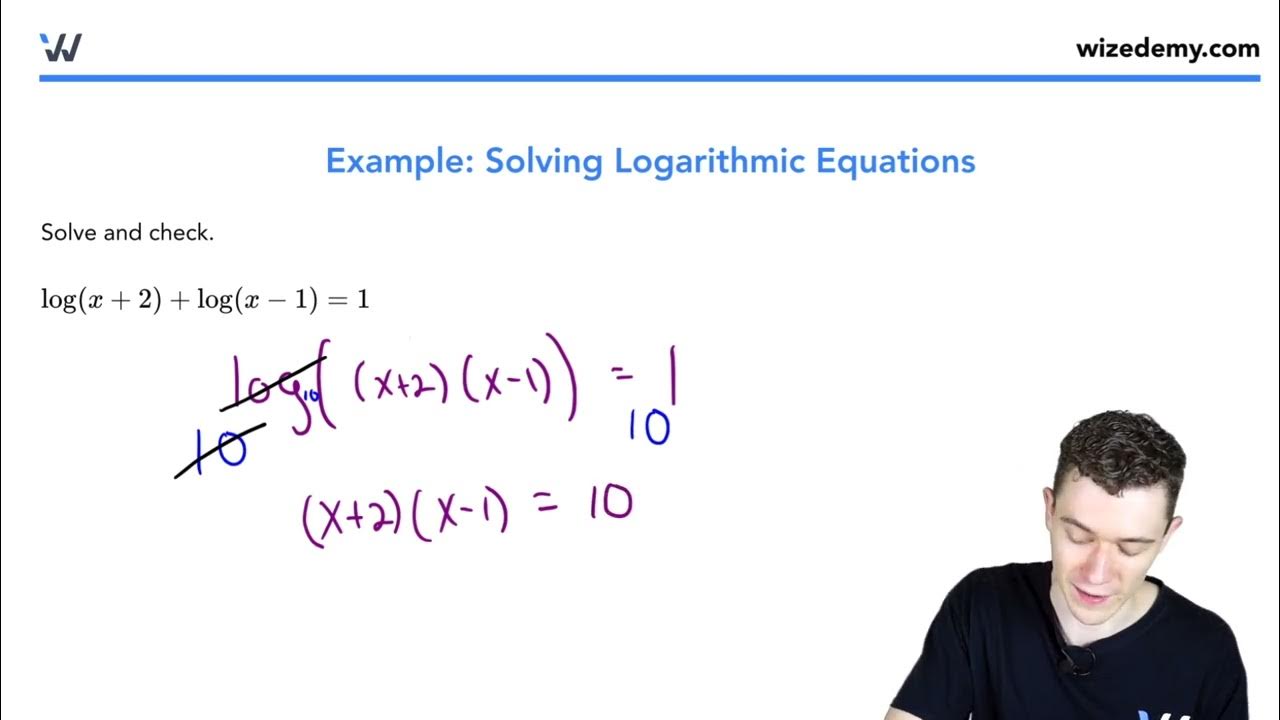 Solving Log Equations: What to watch out for | Grade 12 Math Simplified ...
