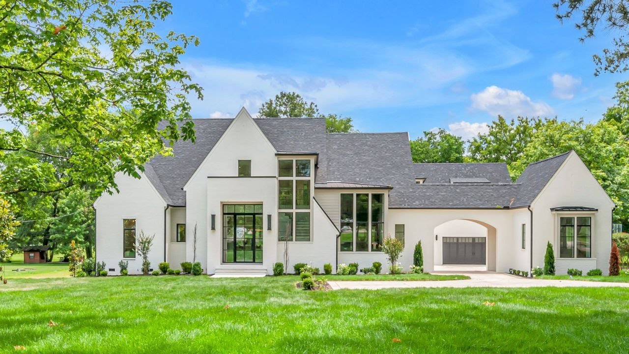 Inside a $4.5 Nashville Luxury Home in West Meade with a Pool - YouTube