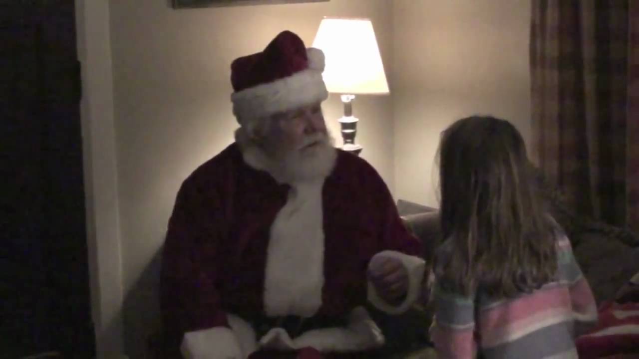 Santa Visits Emily & Jake - YouTube