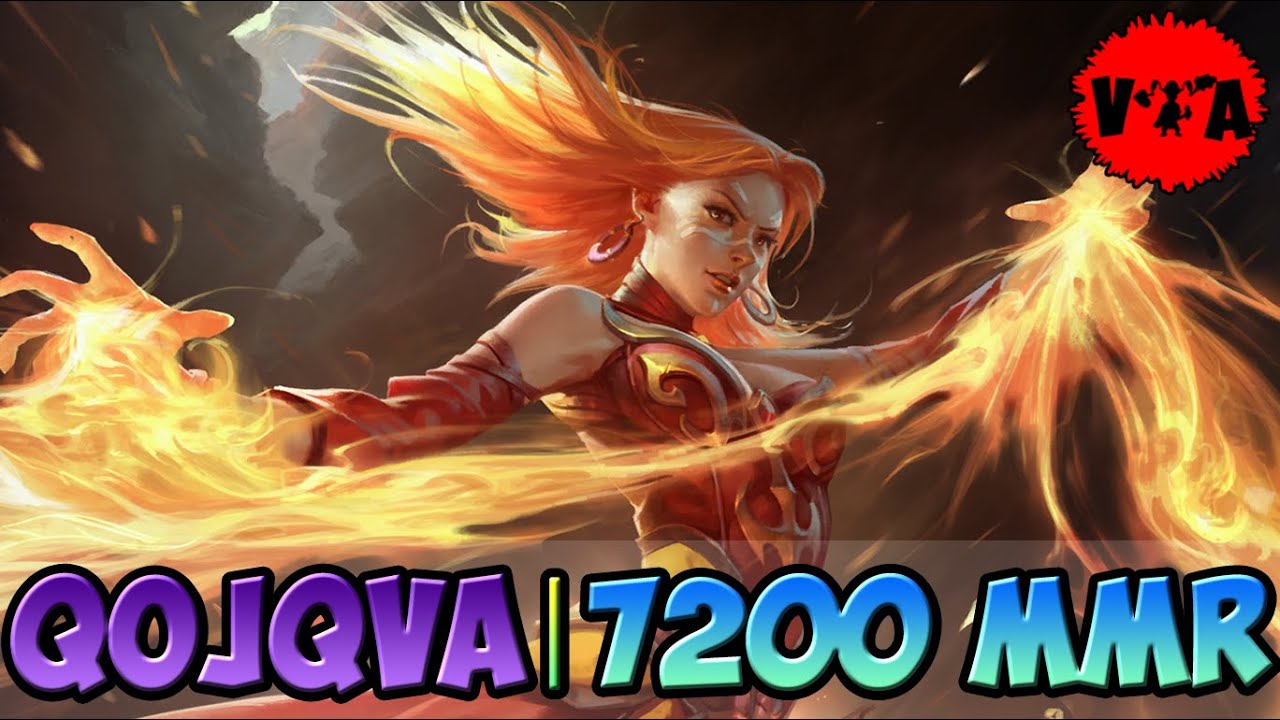 Dota 2 - Qojqva 7200 MMR Plays Lina vol #1 - YouTube
