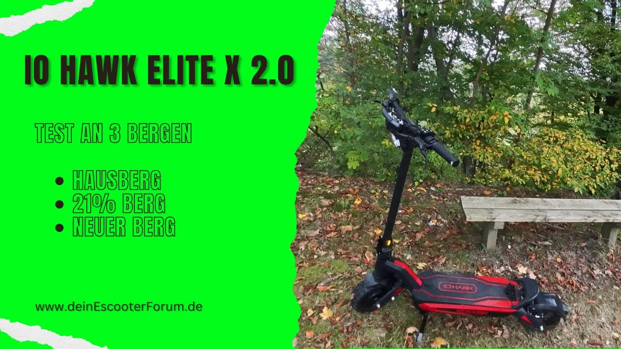 Io Hawk Elite X 2.0 Review / Test - an 3 Bergen getestet - stärkster E ...