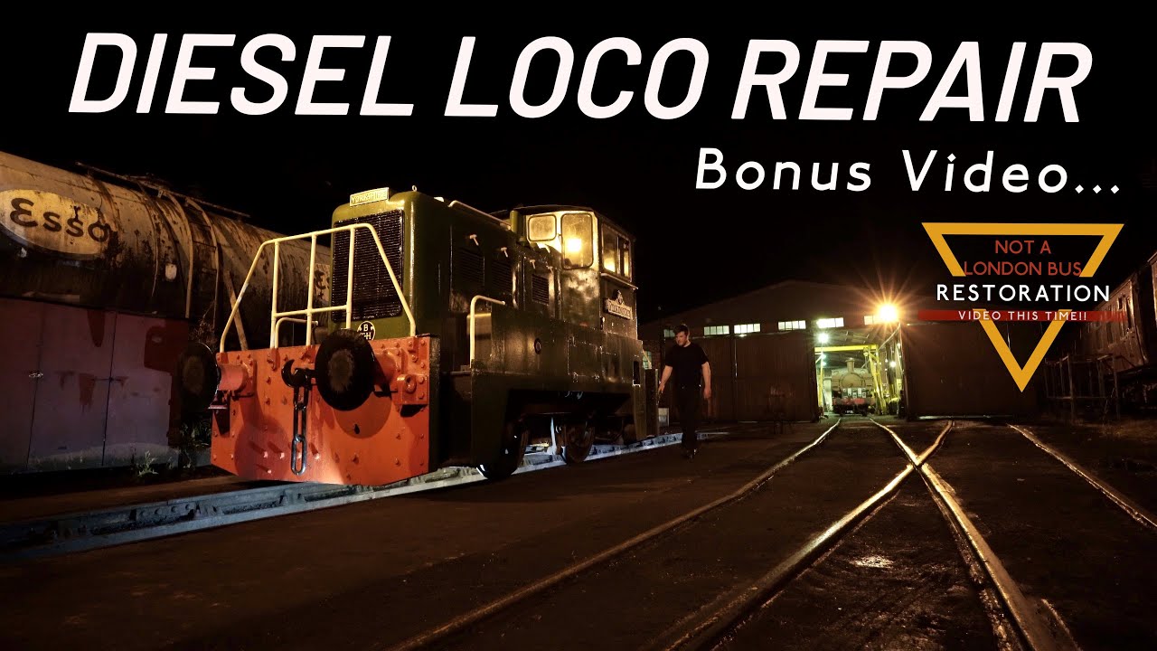 Big Workshop Big Diesel Loco Engine Repair For The Llangollen Steam ...