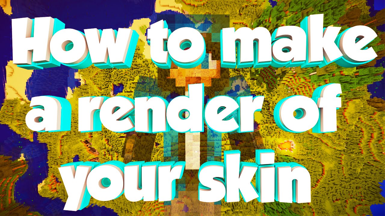 How to make a render of your minecraft skin using Cinema 4D (1080p ...