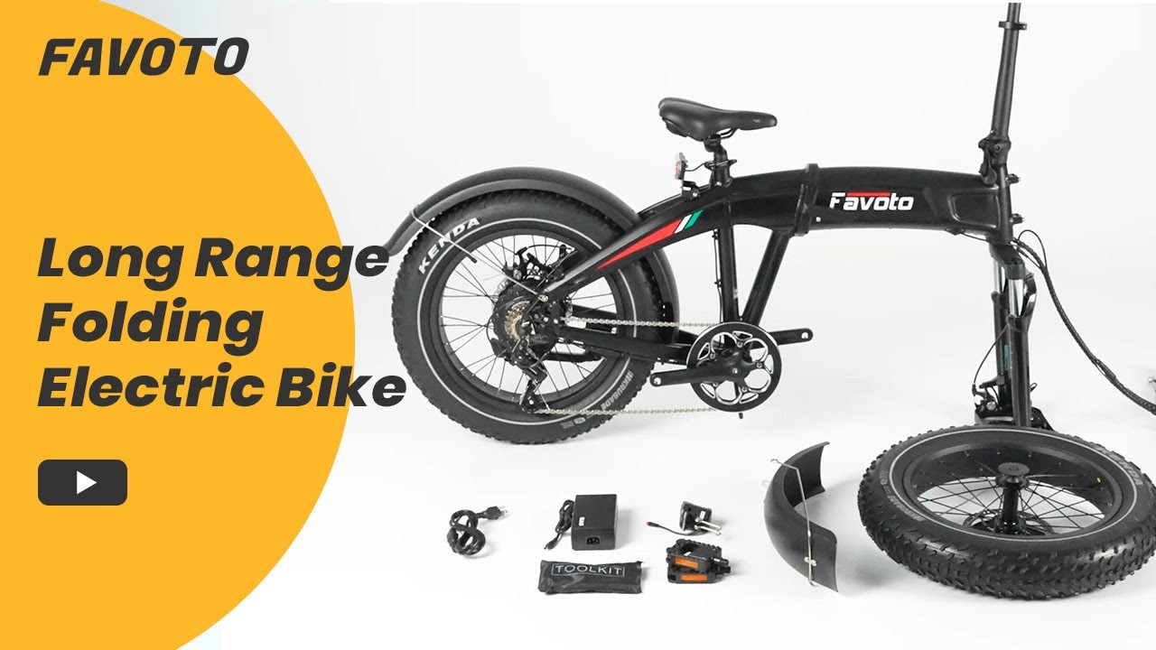 FAVOTO Flip Folding Electric Bike for N46 - YouTube