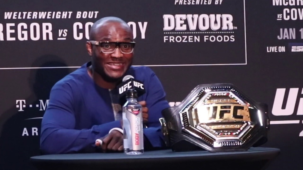UFC 246: Kamaru Usman Press Conference - YouTube