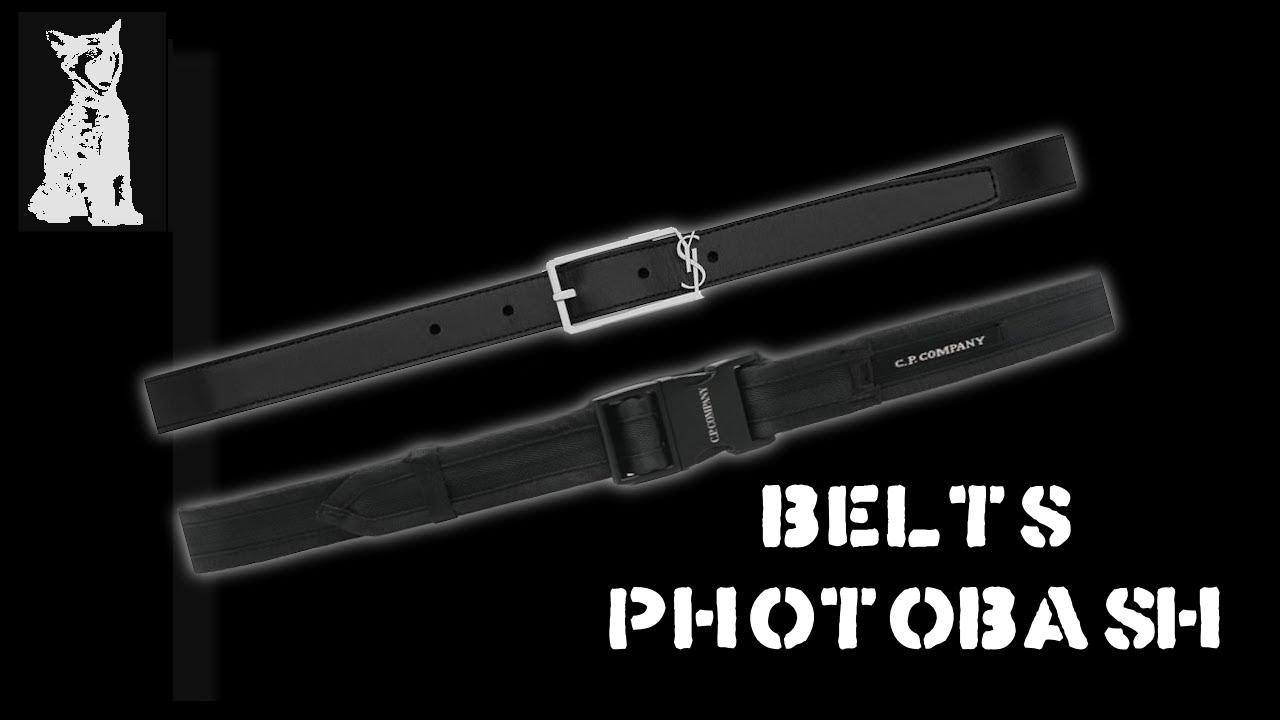 photobashing belt assets roblox speed design - YouTube