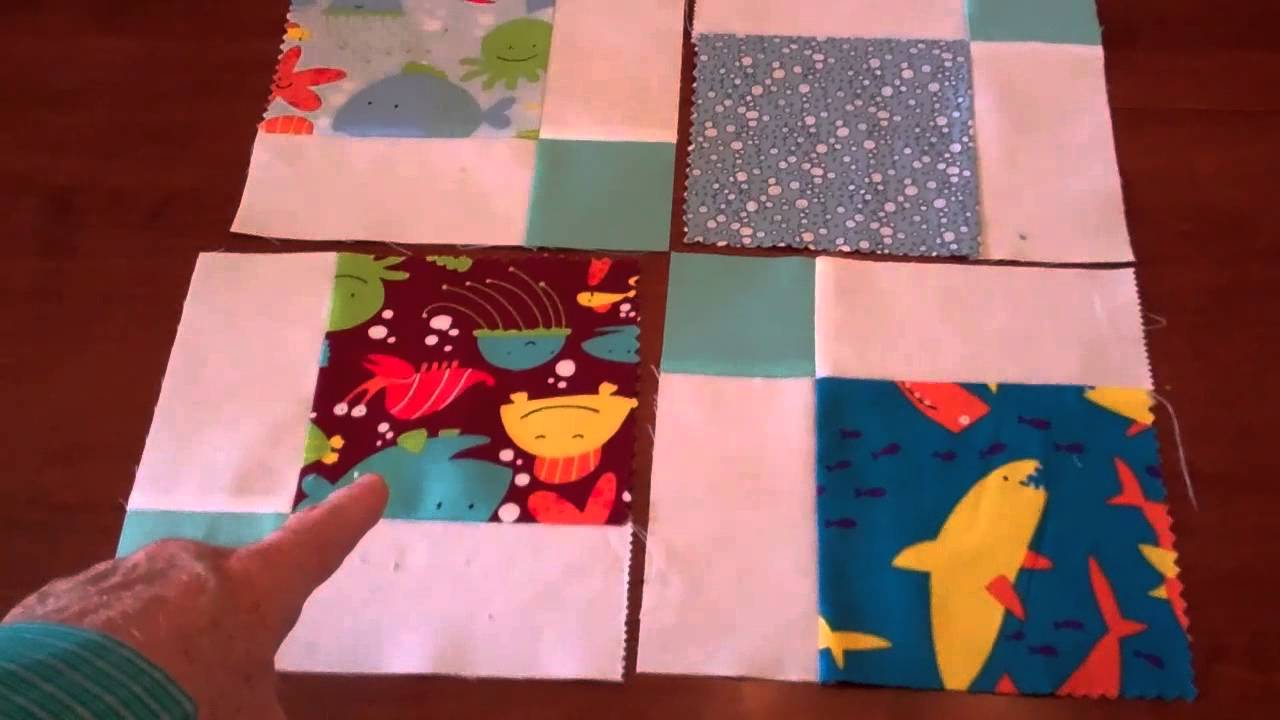 The Versitile Disappearing Nine Patch controlled sashing - YouTube