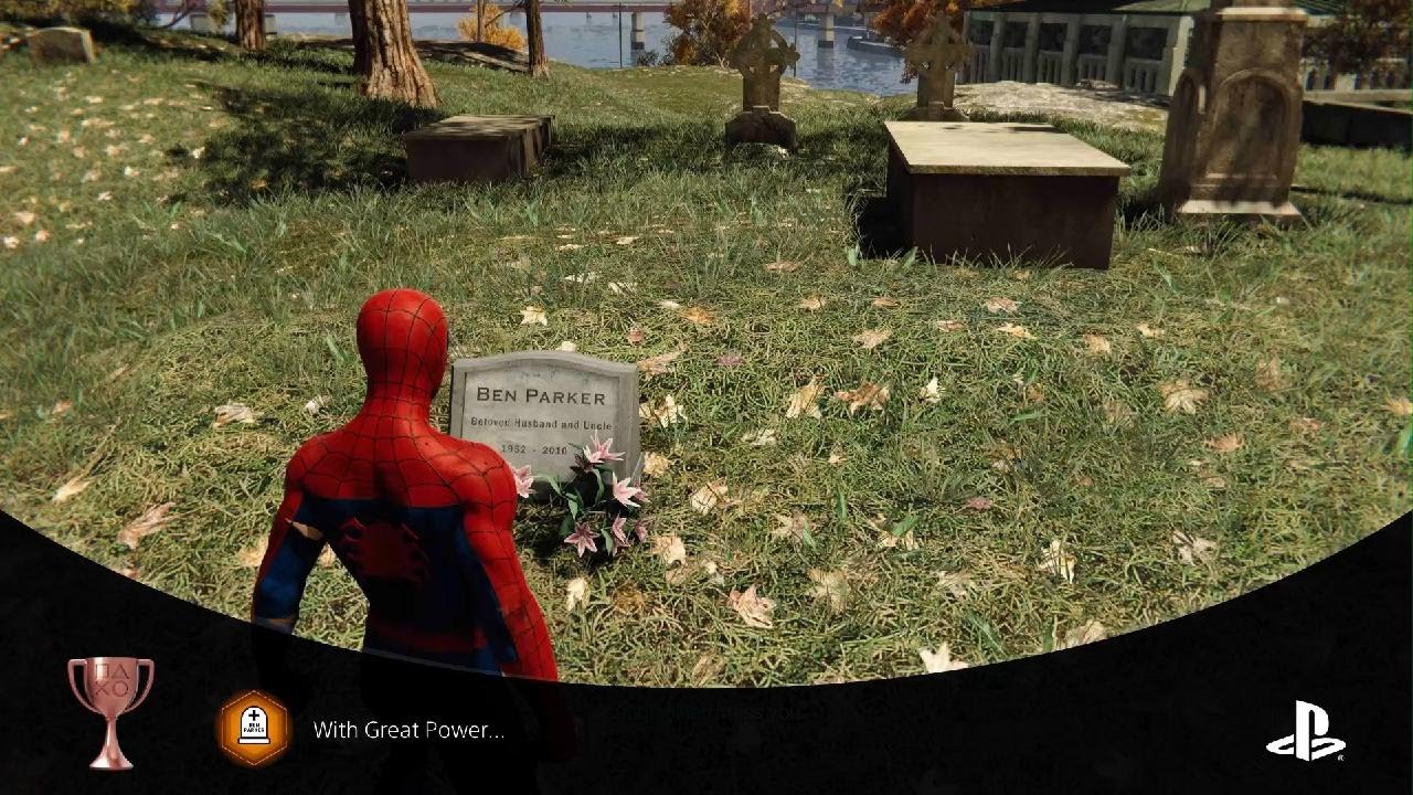 Spider-Man Remastered: Uncle Ben's Grave Location - YouTube