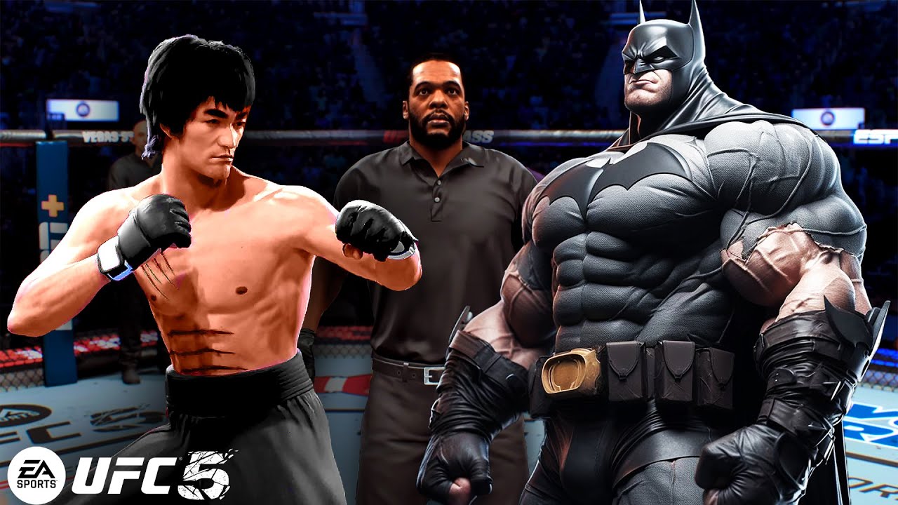 UFC 5 | Bruce Lee vs. Batman Bodybuilder (EA Sports UFC 5) - YouTube