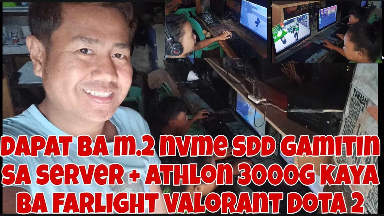 RECOMMENDED BA M.2 NVME SSD GAMITIN SA SERVER + ATHLON 3000G KAYA BA FARLIGHT84, VALORANT, AT ...