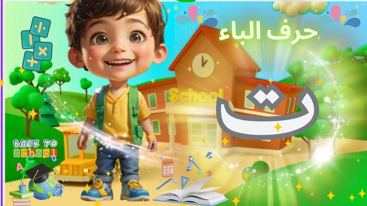 تعليم الحروف للأطفال ـ حرف التاءـ Arabic Letter "TAE" for children ...