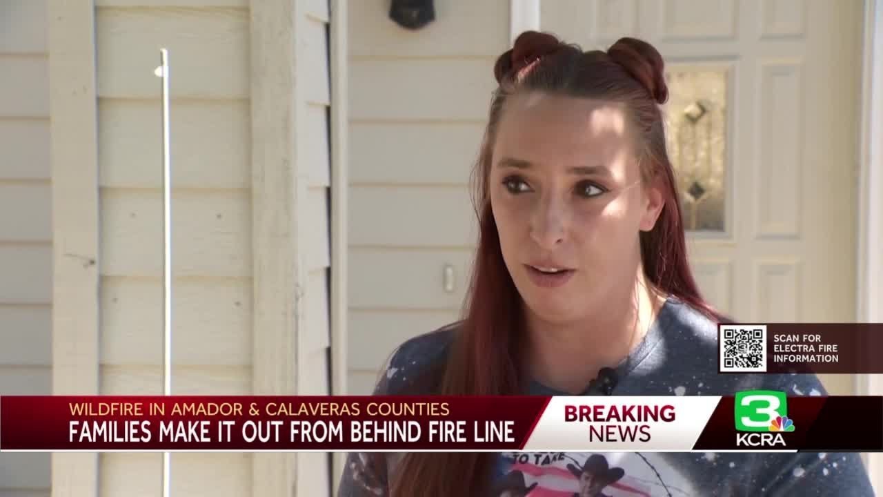 Family describes taking shelter from Electra Fire for hours at PG&E ...