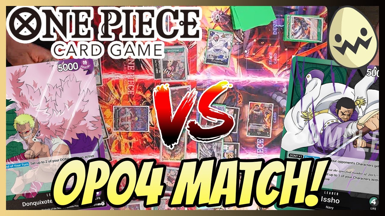 One Piece Card Game: G/P Doflamingo VS Issho! OP04 Kingdoms Of Intrigue ...