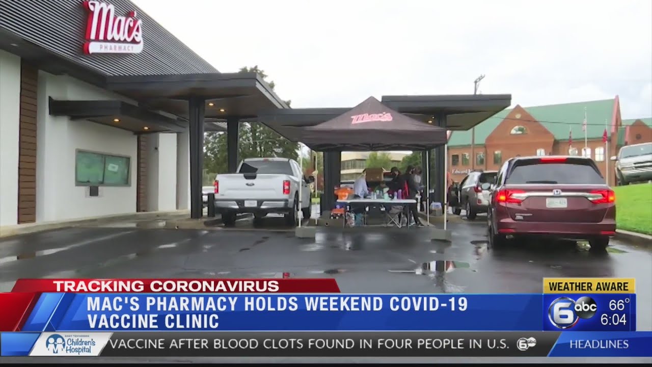 Mac's Pharmacy holds weekend COVID-19 clinic - YouTube