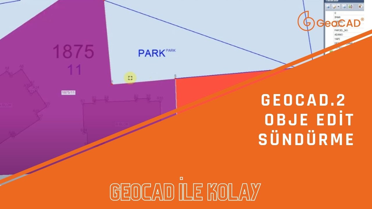 GeoCAD.2 Obje Edit Sündürme - YouTube