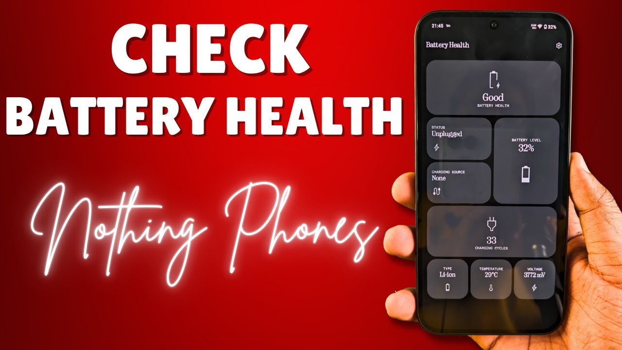 How to Easily Check Battery Health & Cycle Count on Your Nothing Phone ...