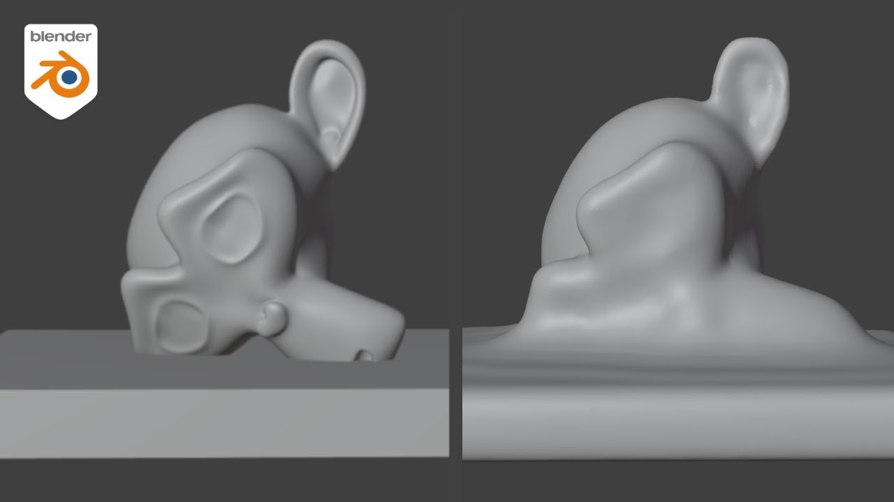 Melt / Combine / Blend Objects (Blender 4.4 Geometry nodes tutorial ...