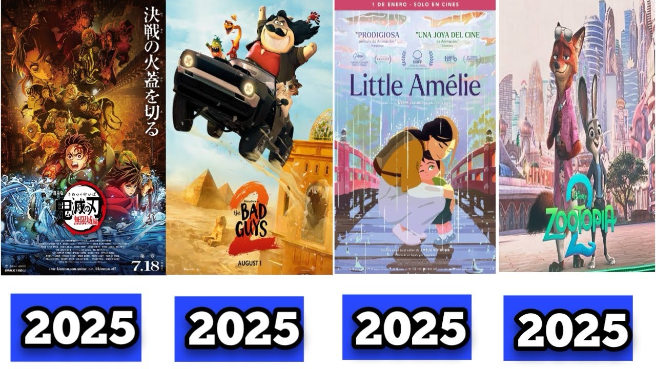 TOP 10 ANIMATED MOVIES IN 2025 - YouTube