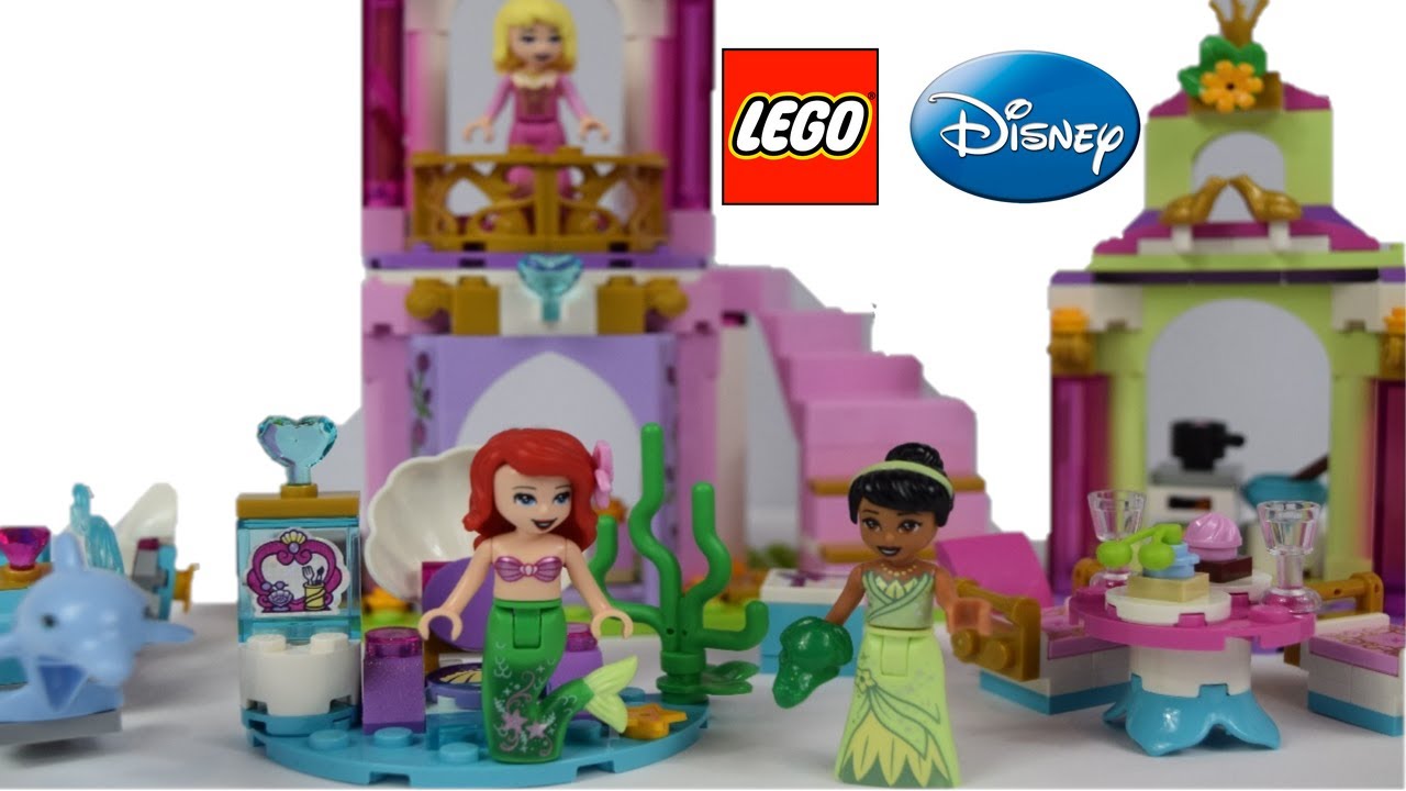LEGO Disney Princess Ariel, Aurora, and Tiana's Royal Celebration 41162 ...