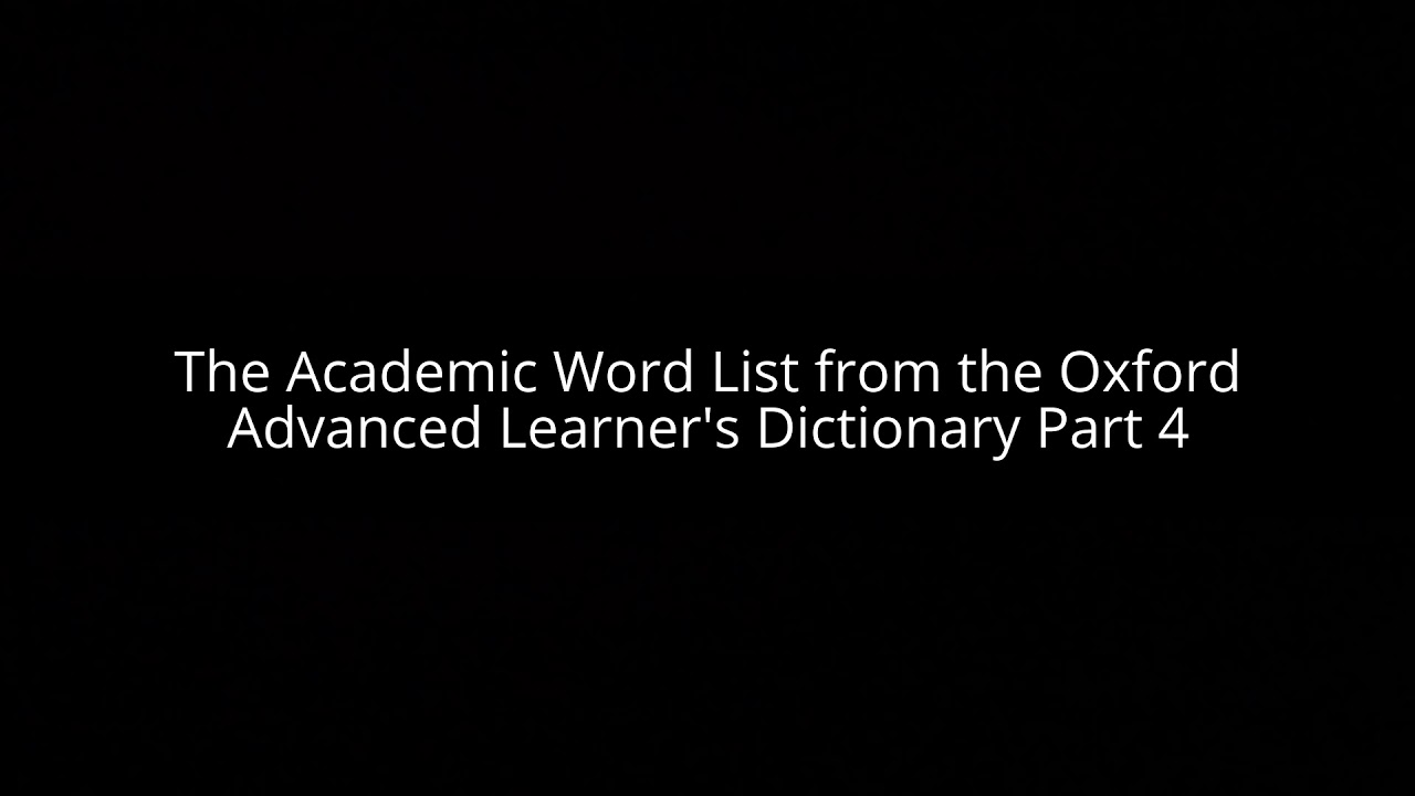 The Academic Word List From The Oxford Advanced Learner s Dictionary the-academic-word-list-from-the-oxford-advanced-learner-s-dictionary