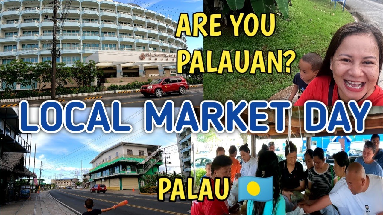 WHAT'S IN KOROR REPUBLIC OF PALAU 🇵🇼 LOCAL MARKET DAY/STREET WALK # ...