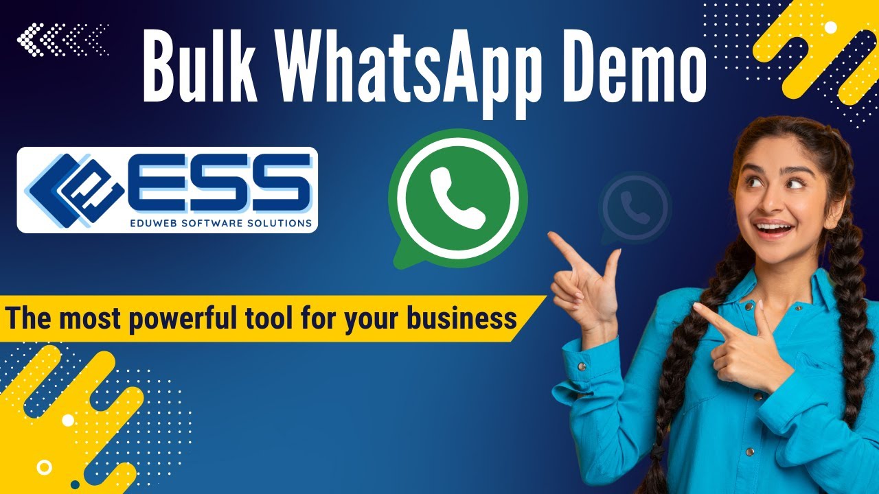 Bulk WhatsApp Demo | Eduweb Software Solutions - YouTube