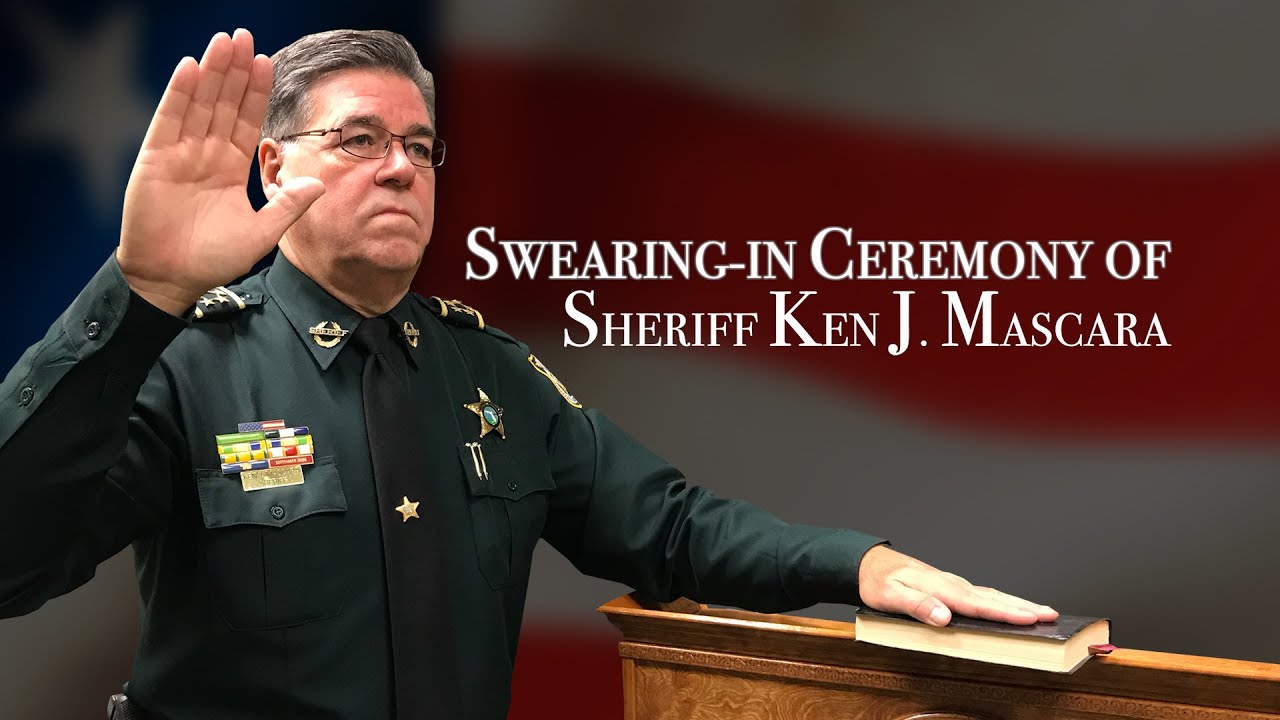 Swearing-in Ceremony of Sheriff Ken J. Mascara - YouTube