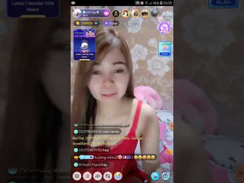 Bigo tante lia lingerie merah hot