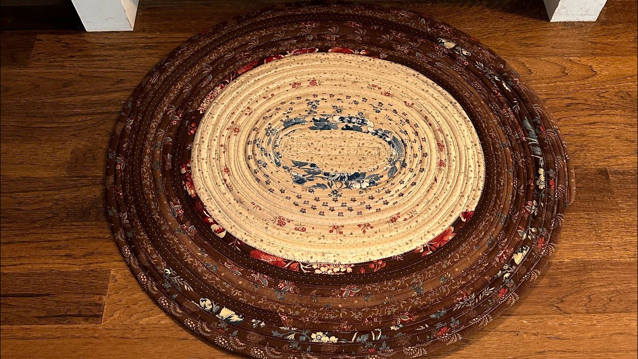 First ever JELLY ROLL RUG! #sewingadventure - YouTube