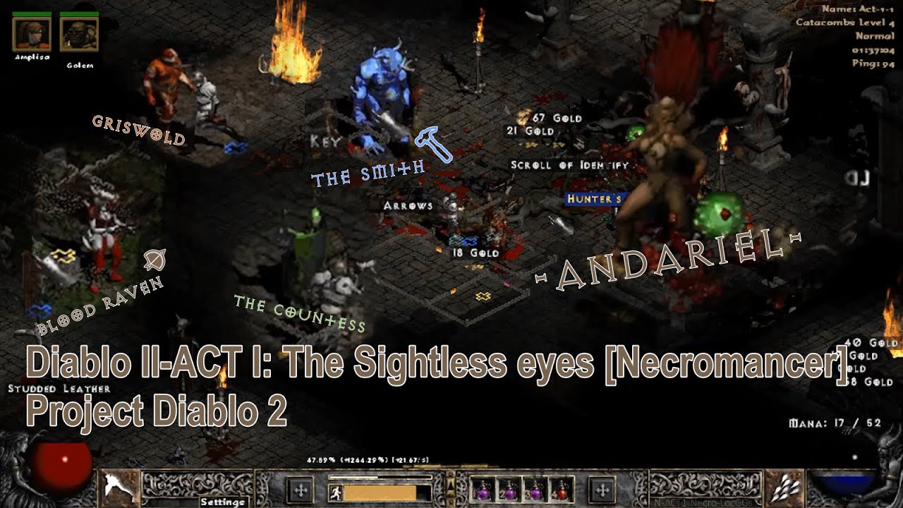 Diablo II-ACT I-The Sightless eyes [Necromancer]-Project Diablo 2 ...