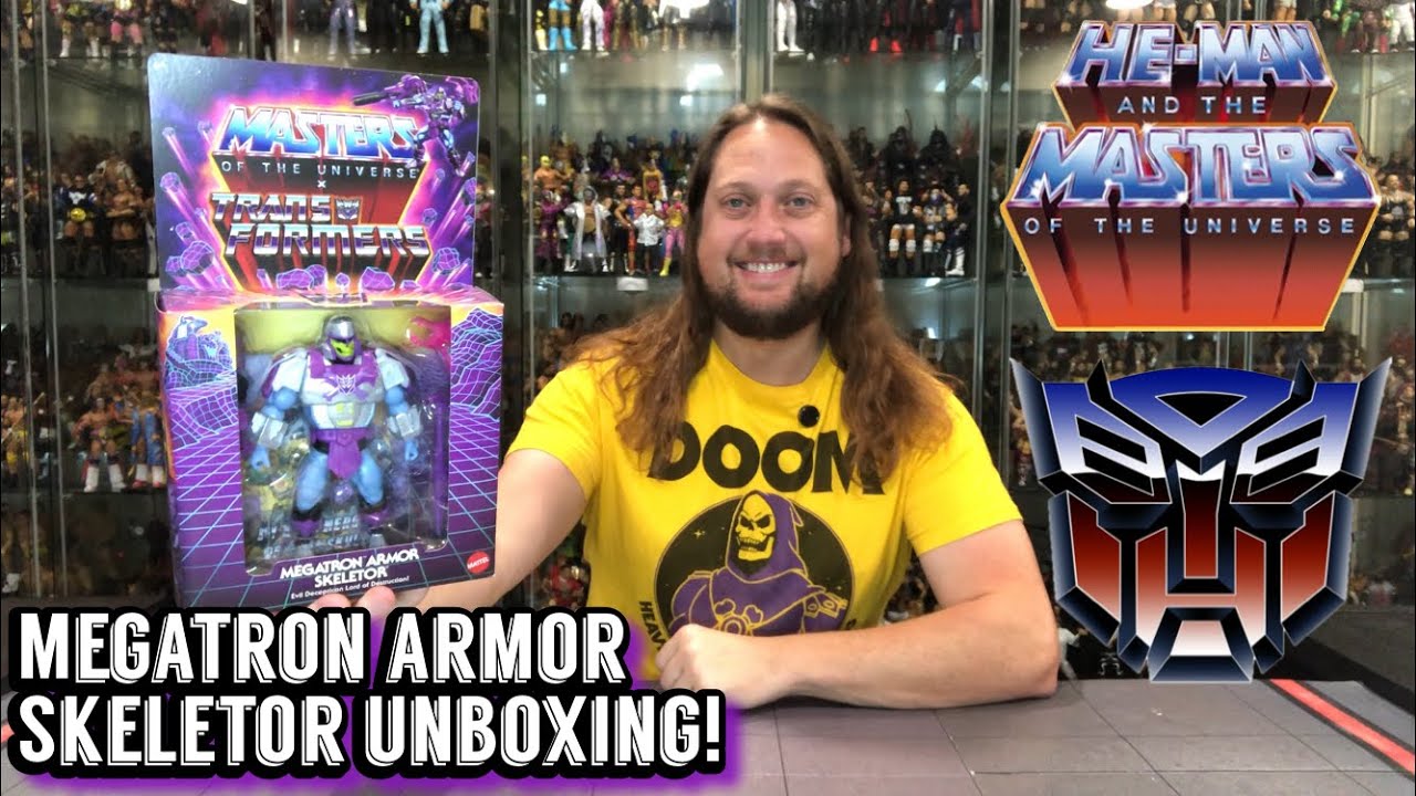 Megatron Armor Skeletor Masters of the Universe Transforms Unboxing ...