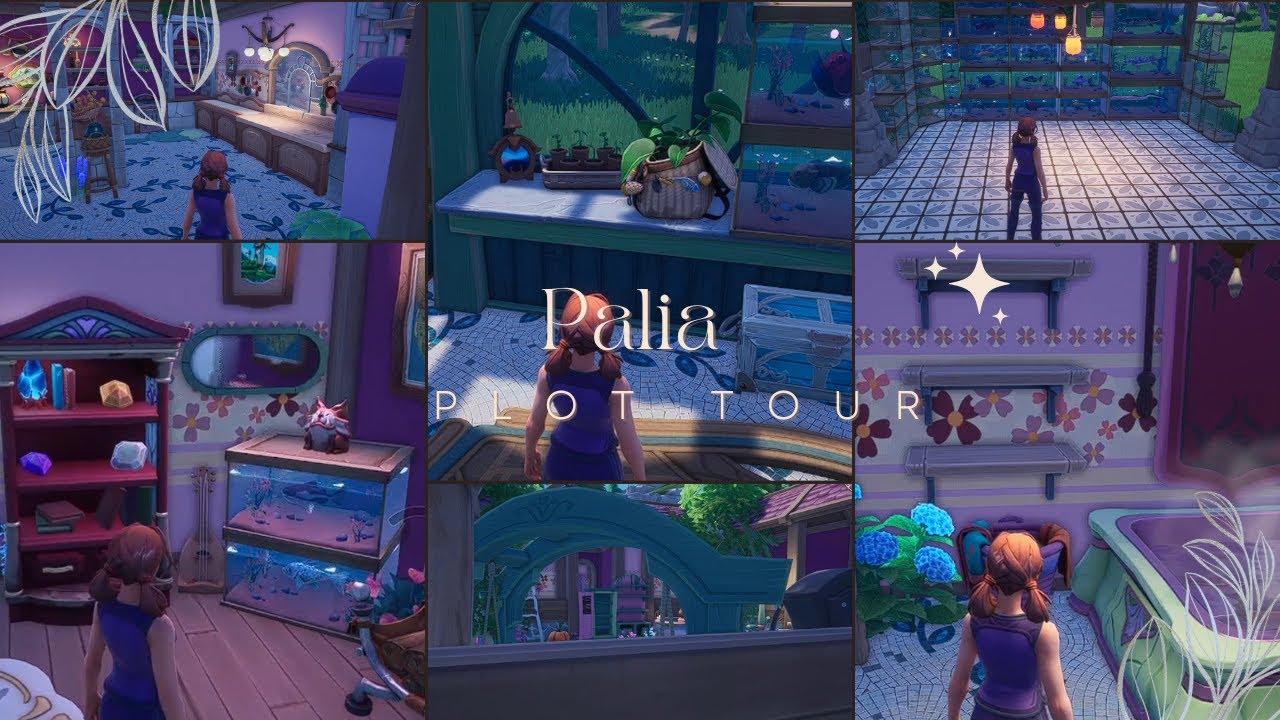 Enchanted: A Pink & Purple Plot Tour in PALIA - YouTube