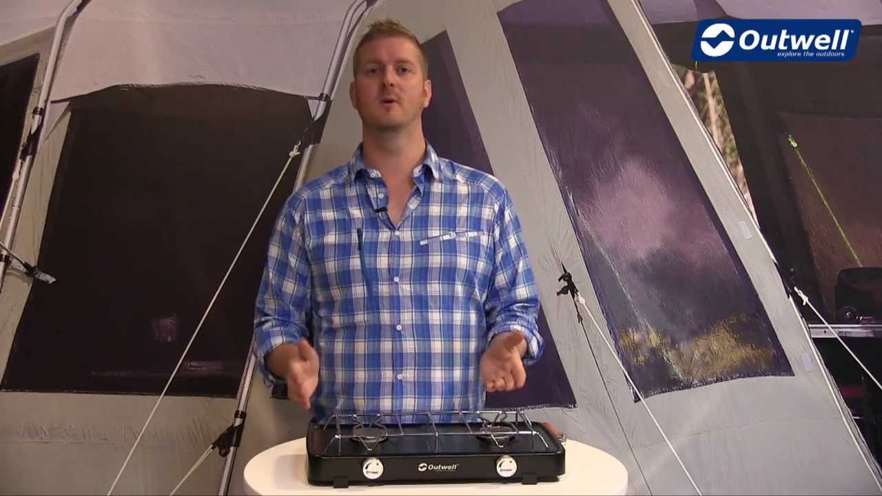 Outwell Gourmet Cooker 2 Burner Stove | Innovative Family Camping - YouTube