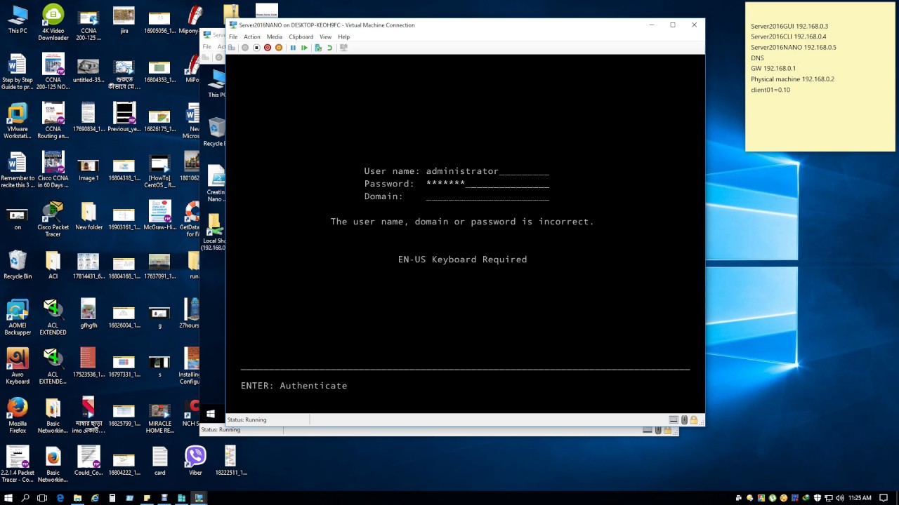 2nd Class How to Create & Configure Nano Server & add In GUI Server ...