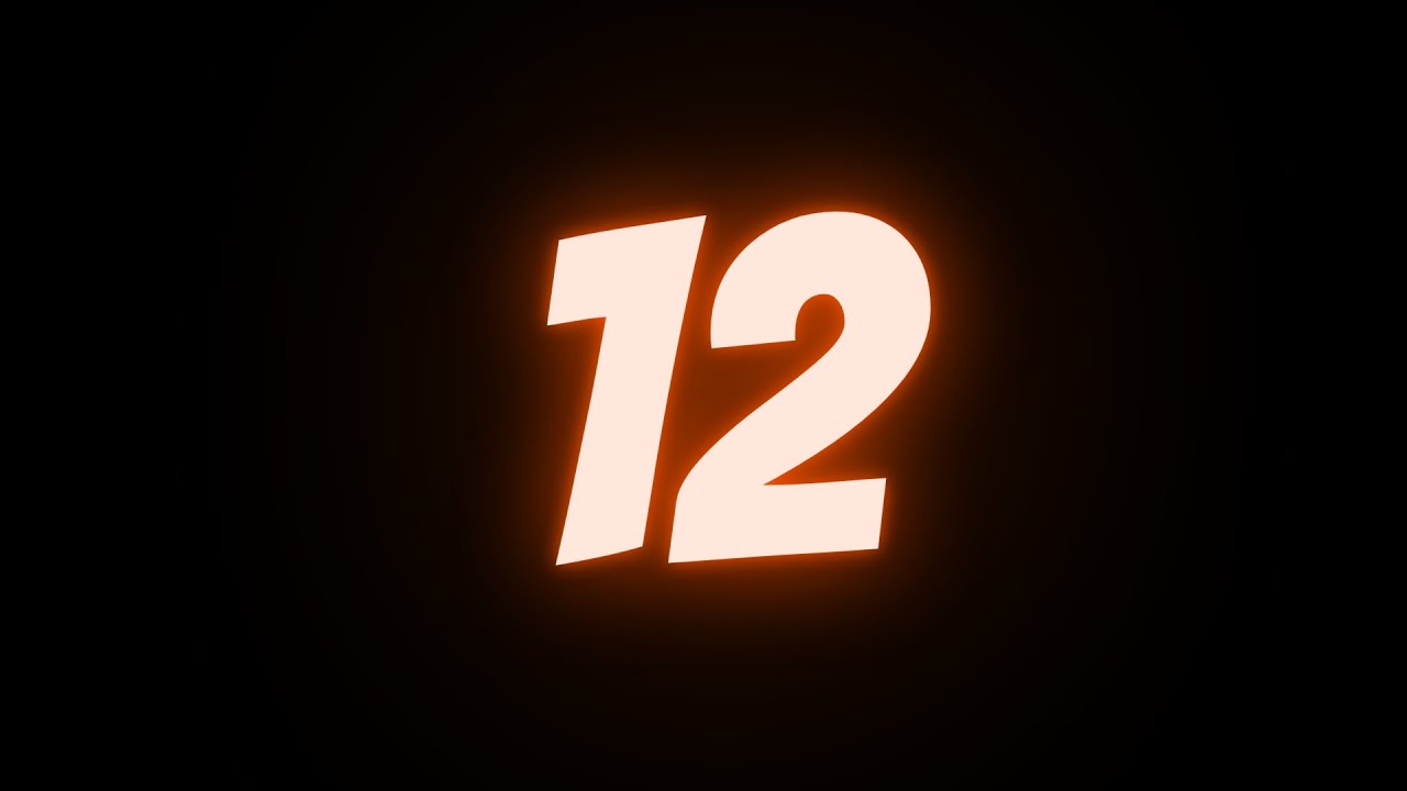 12 Second Timer | 12 Seconds Countdown | 12s Timer - YouTube