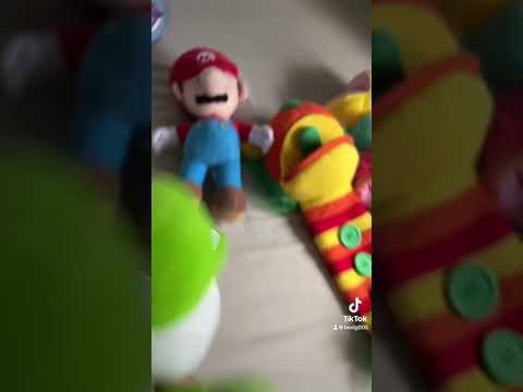 Blue Ball, Mango, Yoshi, Mario, Buttons & Candy Plays With Plastic Cups ...