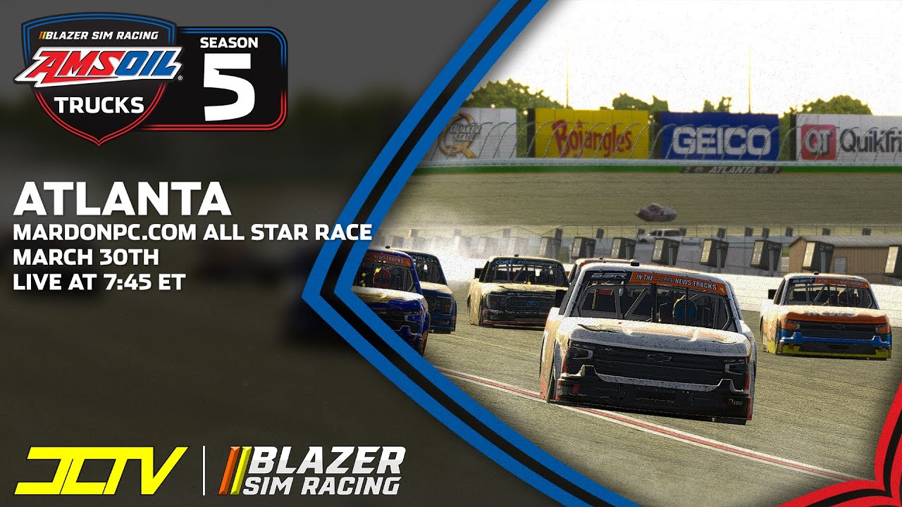 iRacing // BSR AMSOIL Truck Series MardonPC.Com All Star Race - YouTube