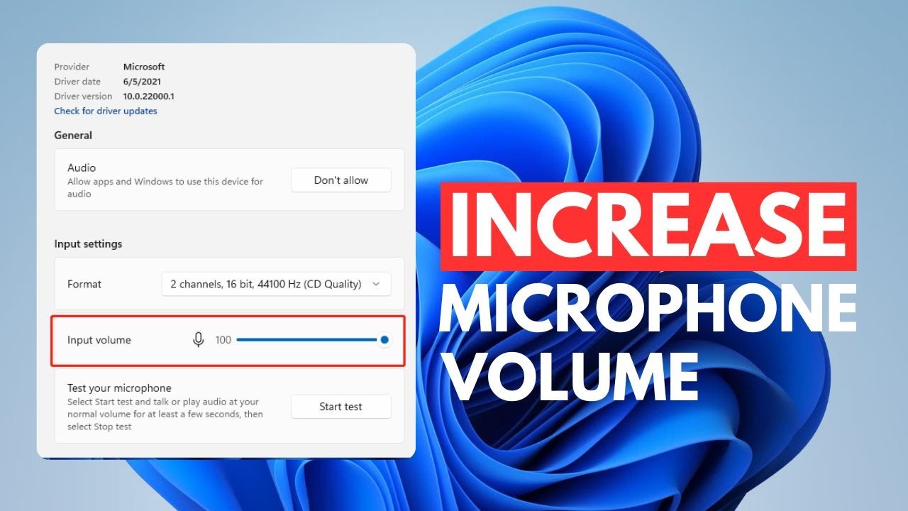 How To Increase Microphone Volume in Windows 10/11 - YouTube