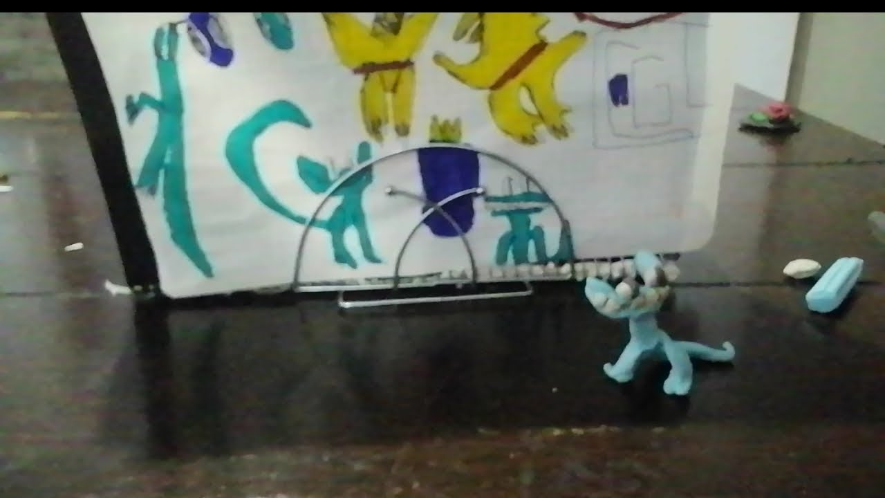 haciendo a cyan yellow y a lookie de plstilina - YouTube
