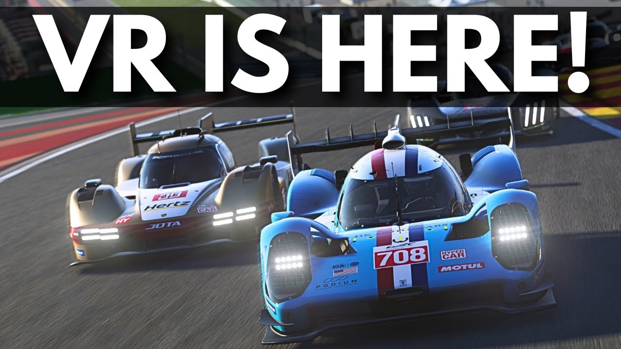 VR Has Officially Arrived in Le Mans Ultimate! - YouTube
