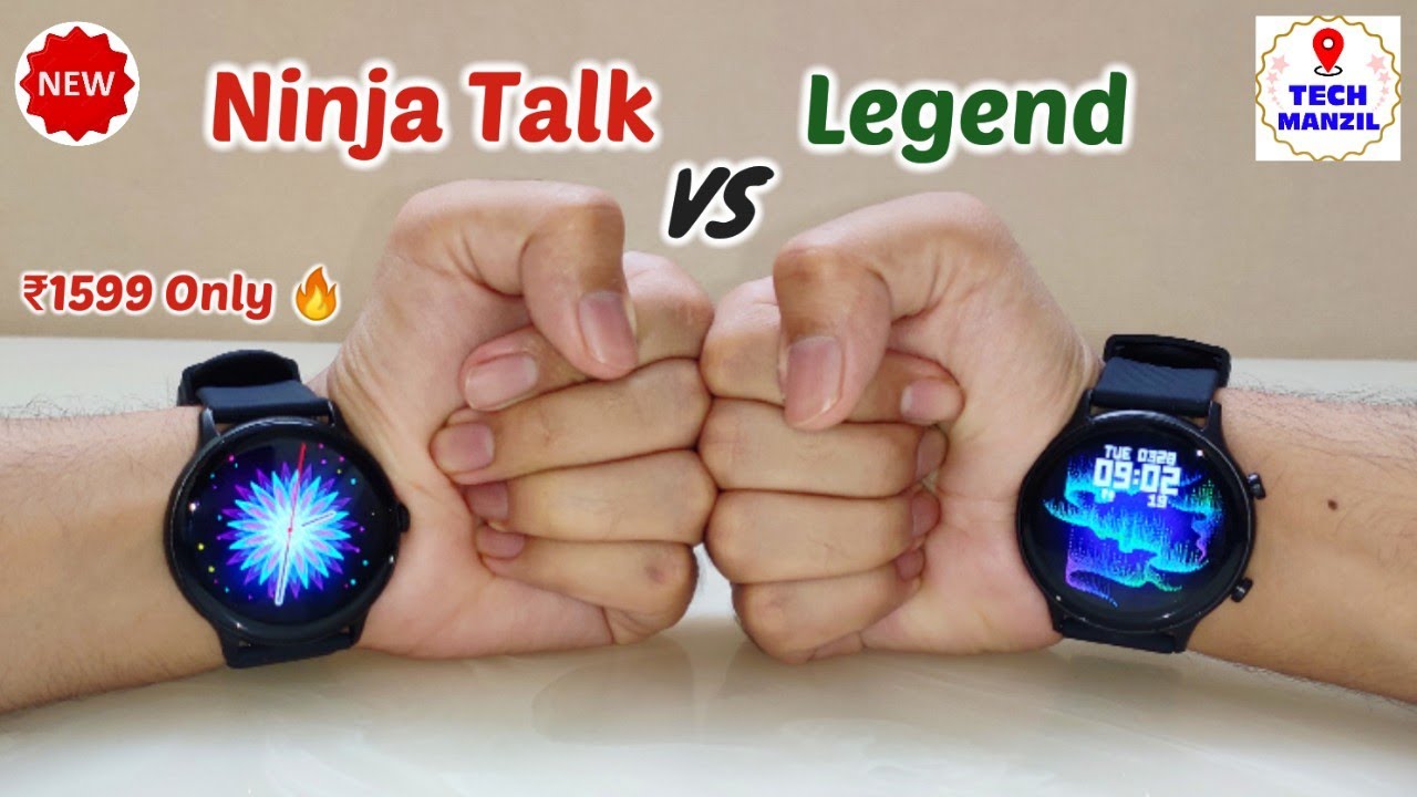 Fire Boltt Ninja Talk vs Legend | best smartwatch under 2000 | fire ...