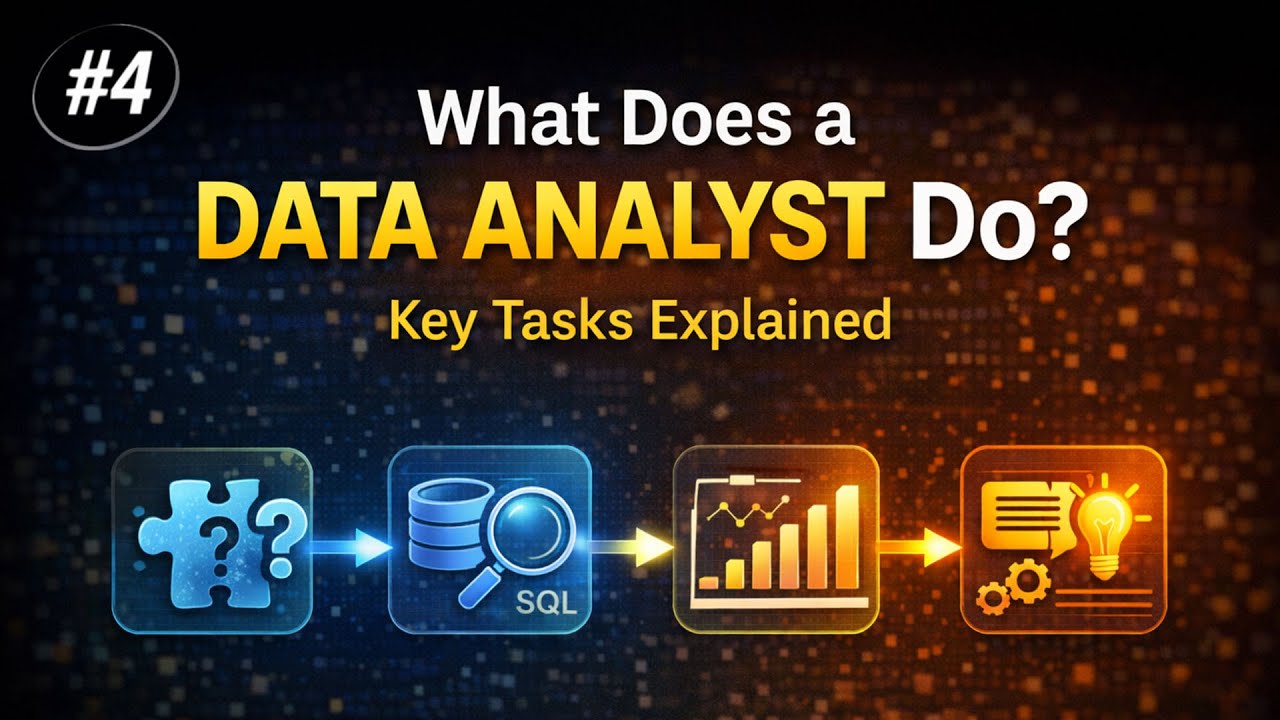 Tasks of a Data Analyst — What the Job Actually Involves - YouTube