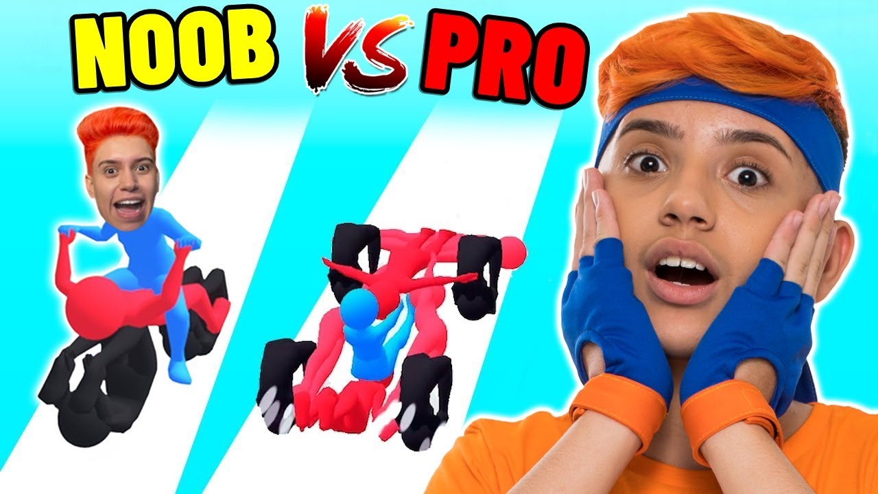 CORRIDA DE CARROS FEITOS DE STICKMANS!! (Human Vehicle) - YouTube