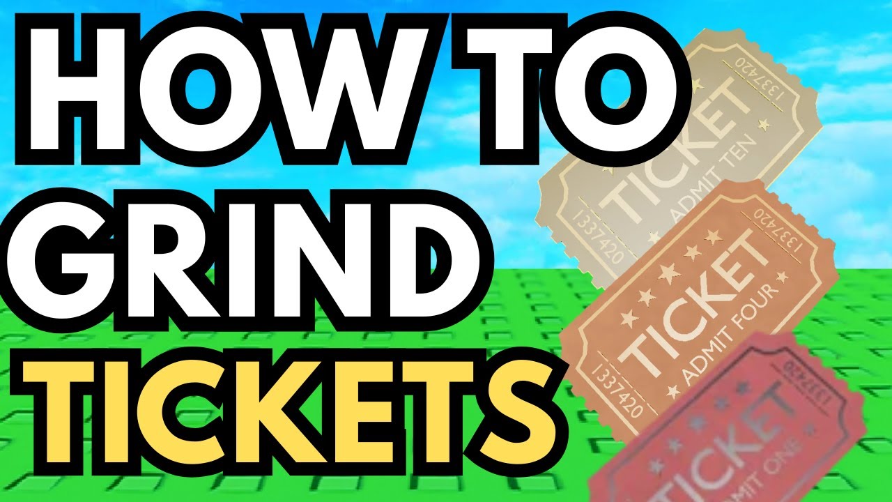 How To Grind Tickets In Evade On Roblox - YouTube