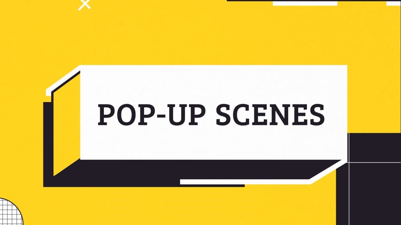 Pop-Up Scenes Template - YouTube