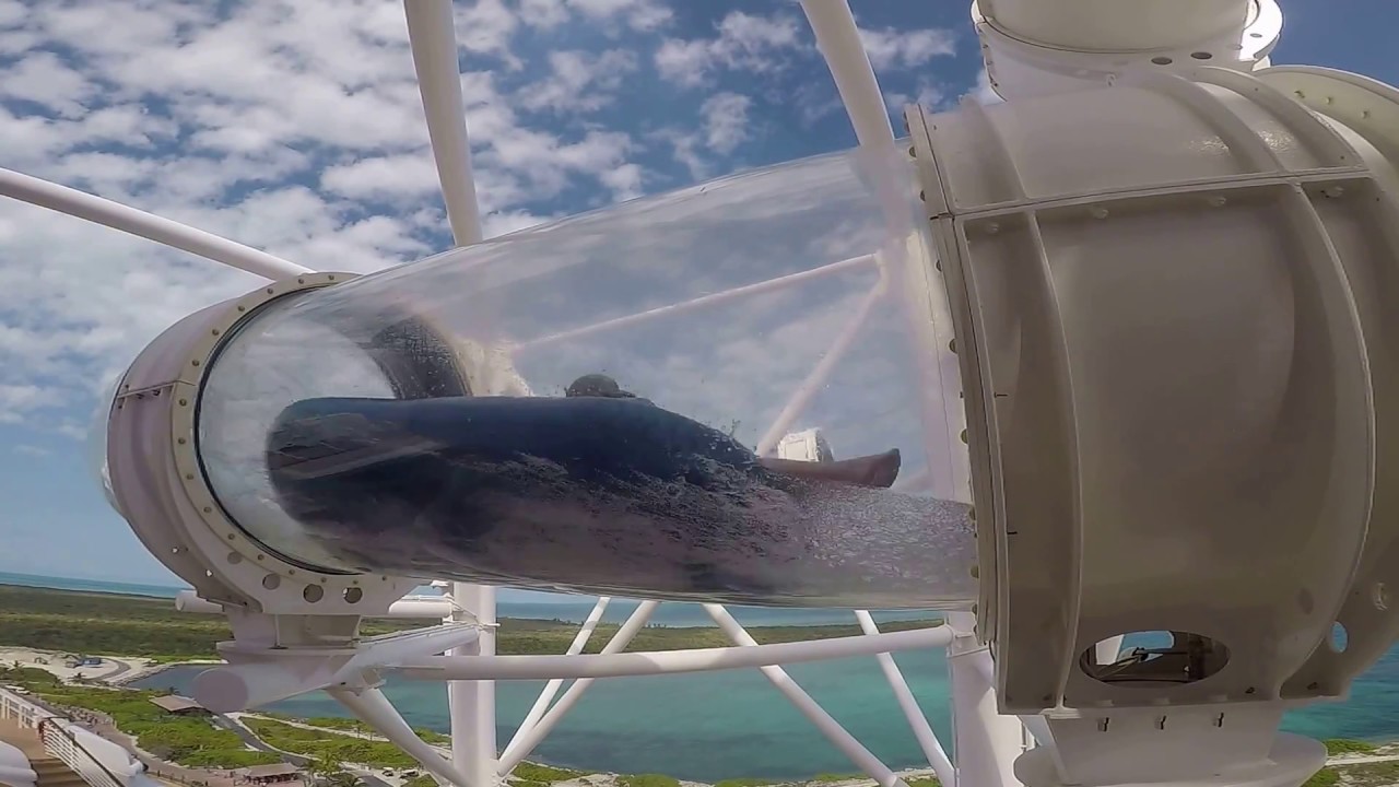 AquaDuck Water Slide on the Disney Dream - YouTube