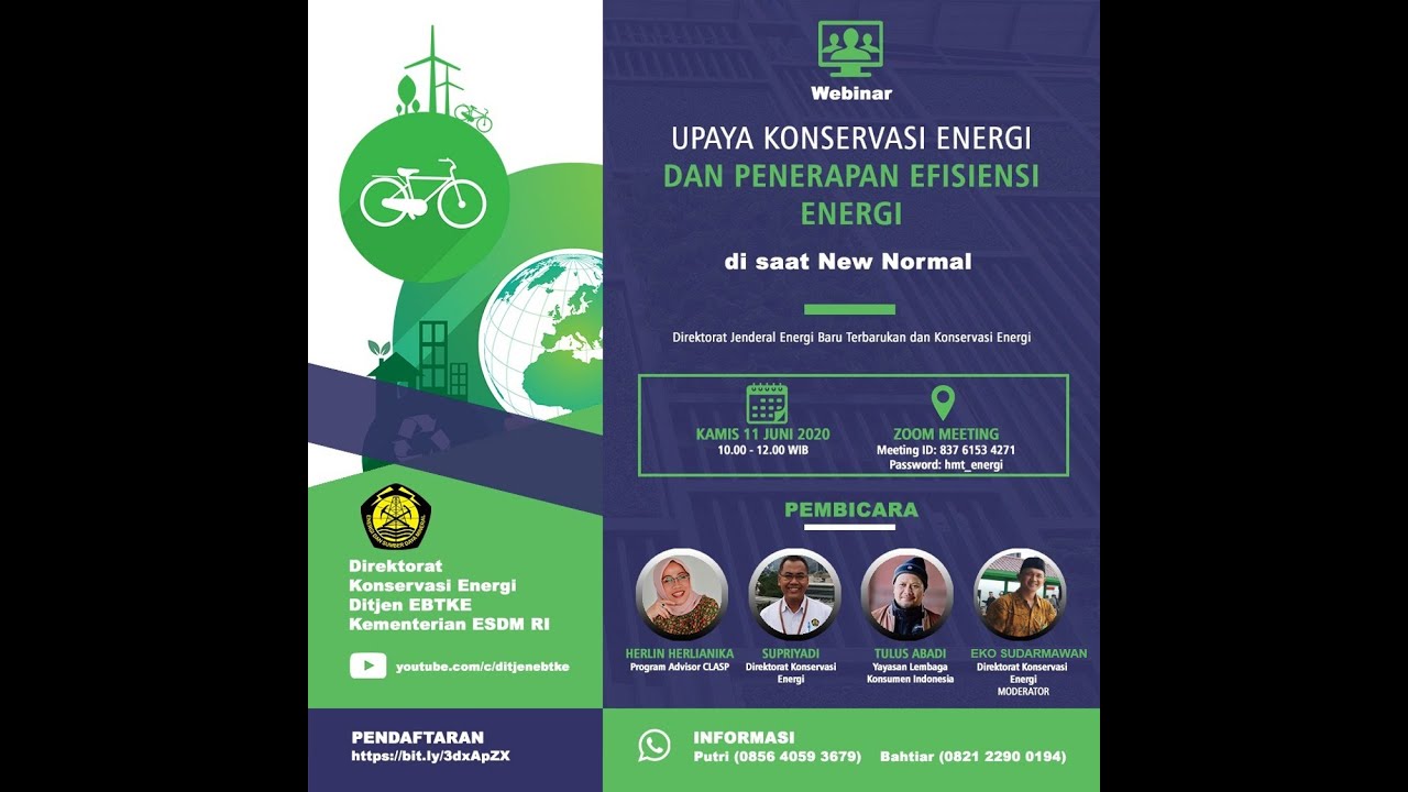 Webinar Upaya Konservasi Energi Dan Penerapan Efisiensi Energi Di Saat ...