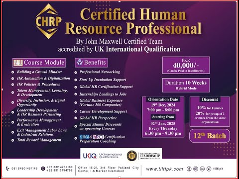 CHRP Batch 12 Orientation - YouTube